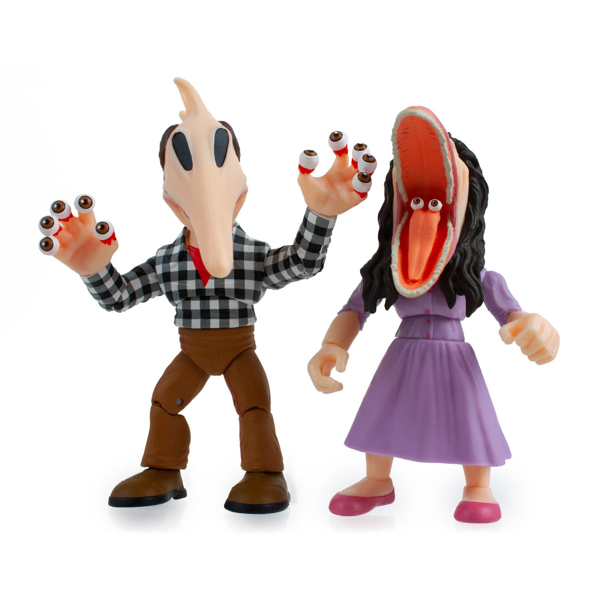 Beetlejuice Vinyl Action Figures: Scary Adam & Barbara The Loyal Subje ...