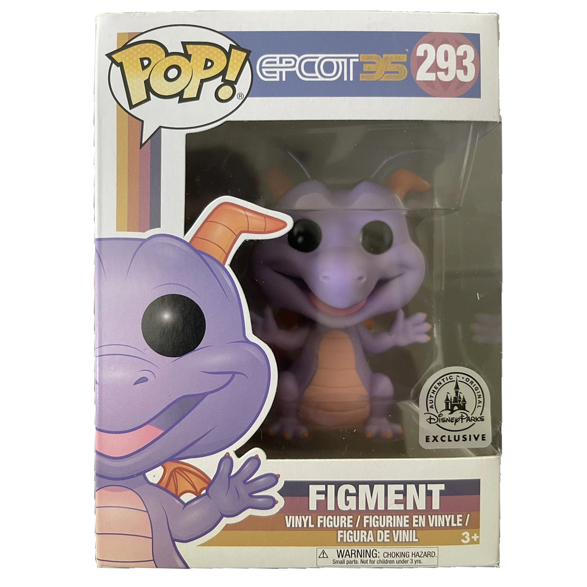 Funko Disney Epcot 35 Figment Paris Exclusive POP 293 Vinyl Figure ...