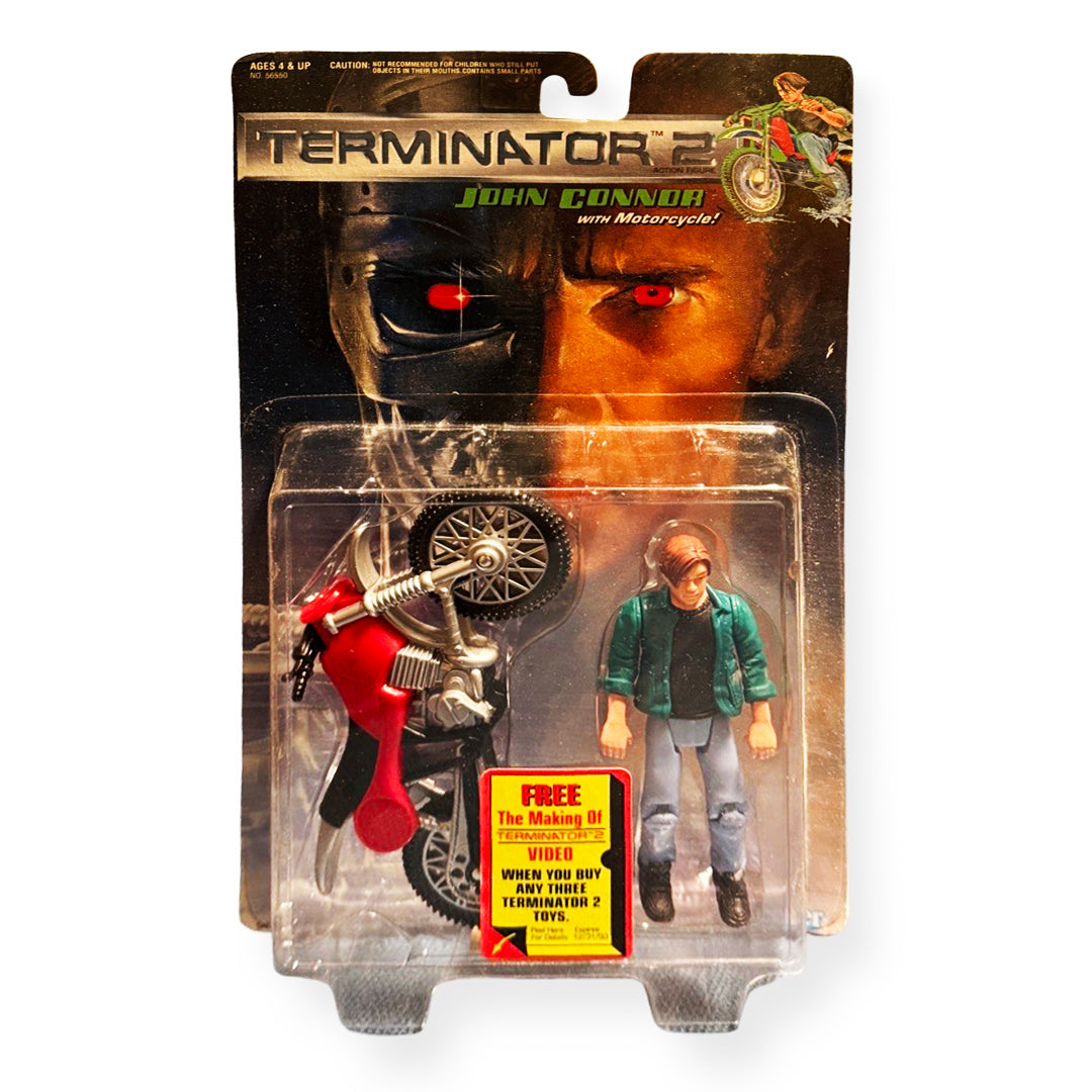 Terminator 2 John Connor with Motorcycle Action Figure 1991 – Gold Dust ...