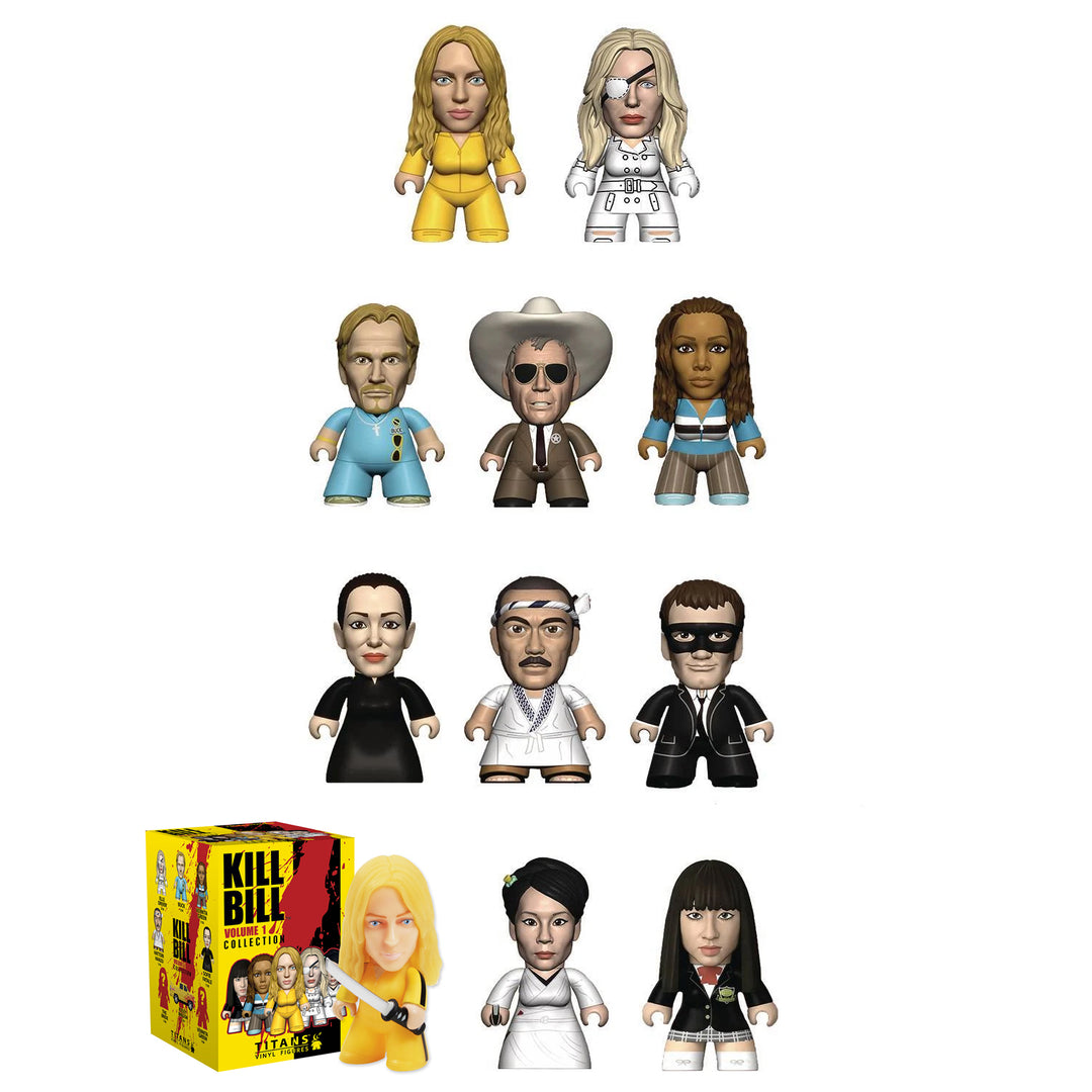 TITANs Kill Bill Full Set of 17 Mystery Vinyl Figures Tarantino – Gold ...