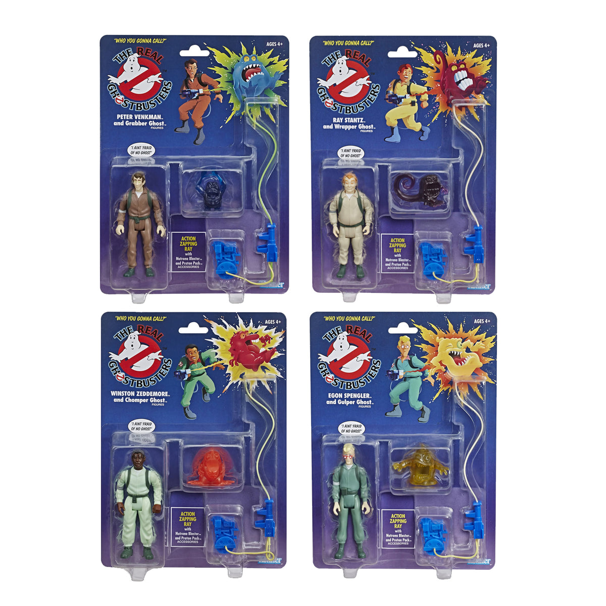 Hasbro Kenner Real Ghostbusters Set of 4 Action Figures – Gold Dust Toys