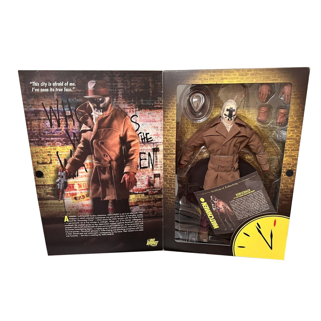 DC Watchmen Rorschach Deluxe Collector Figure 1/6 Scale – Gold Dust Toys