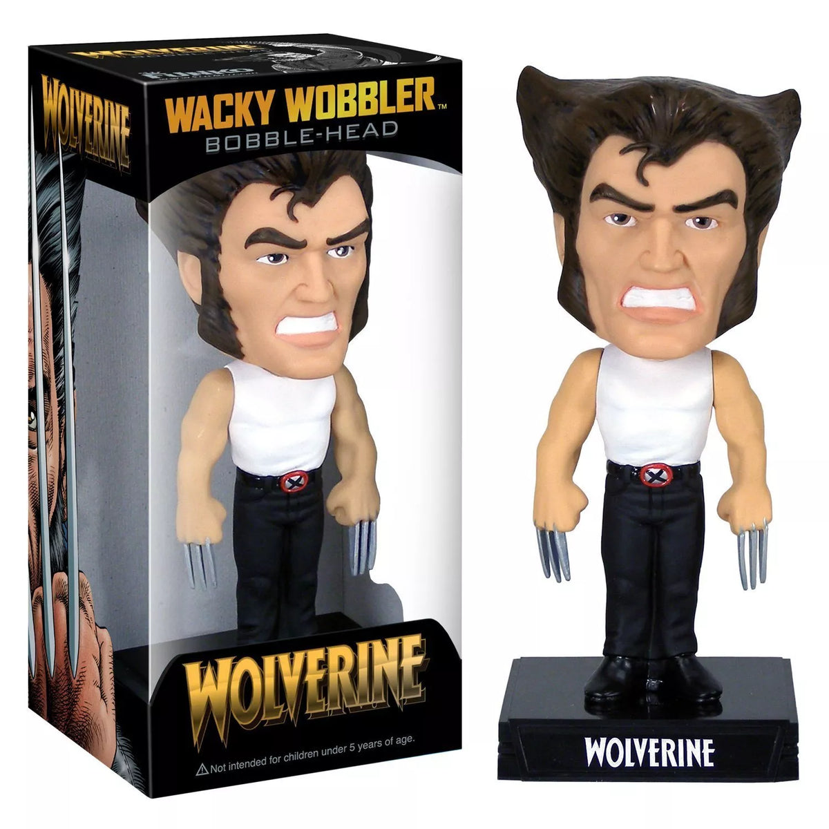 Funko Marvel Comics X-Men Wolverine Funko Bobblehead Wacky Wobbler Fig ...