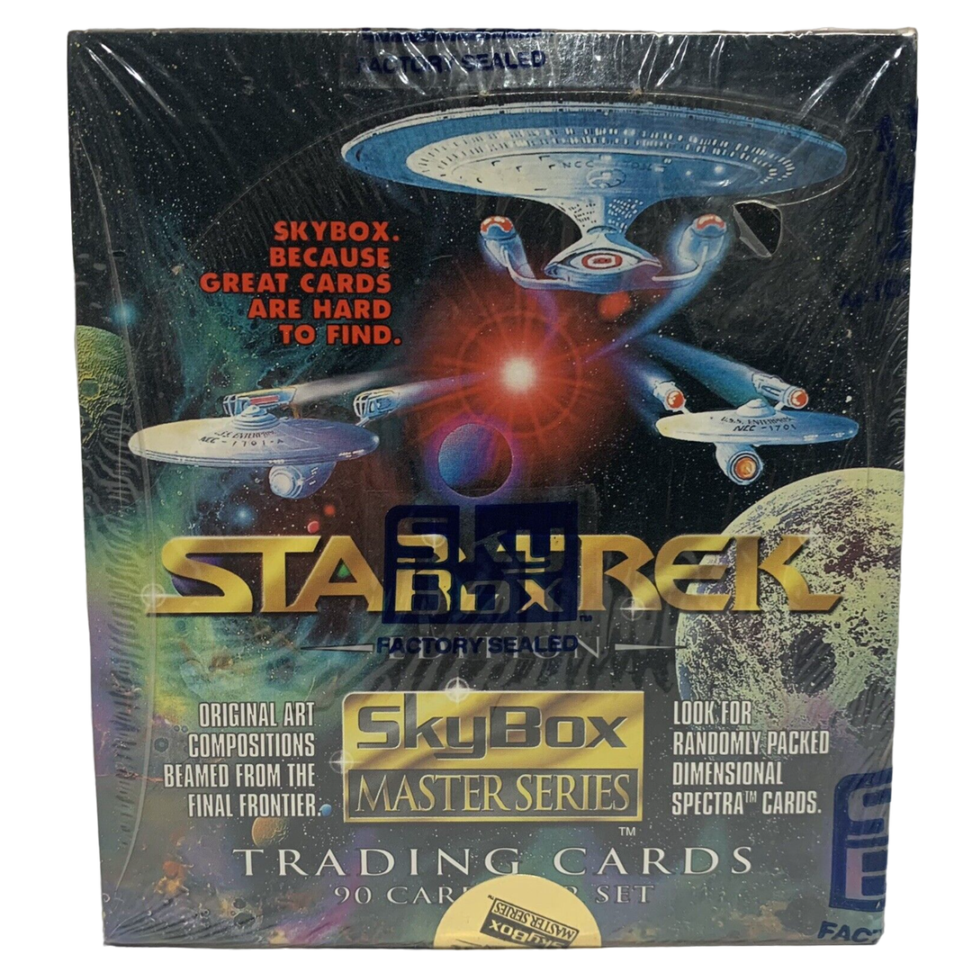 Star Trek Skybox 1993 Master Series Trading Cards Sealed Box – Gold ...